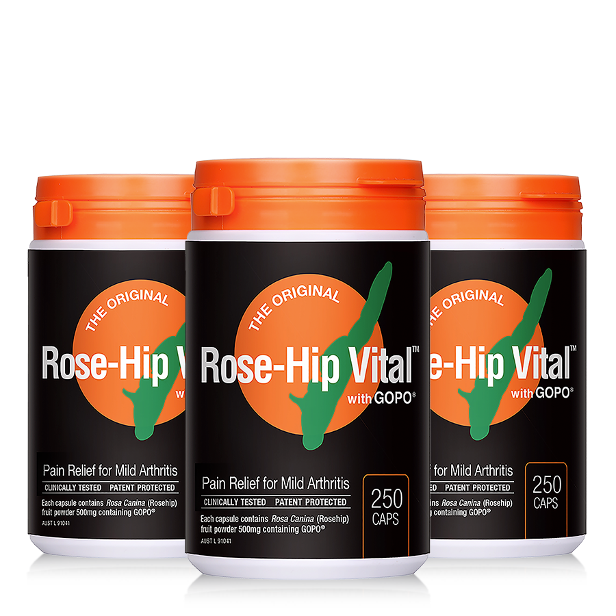 Rose-Hip Vital® Human 250 Capsules Triple Pack