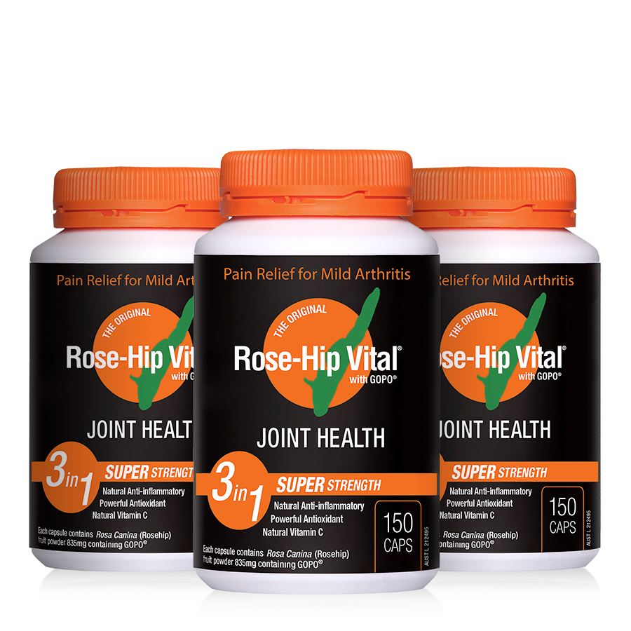 Rose-Hip Vital® Human 150 Capsules Triple Pack